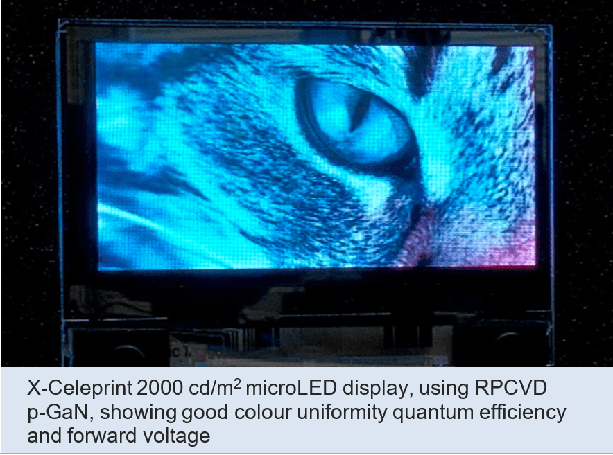 SUCCESSFUL CUSTOMER PROTOTYPE OF RPCVD p-GaN IN HIGH PERFORMANCE ...