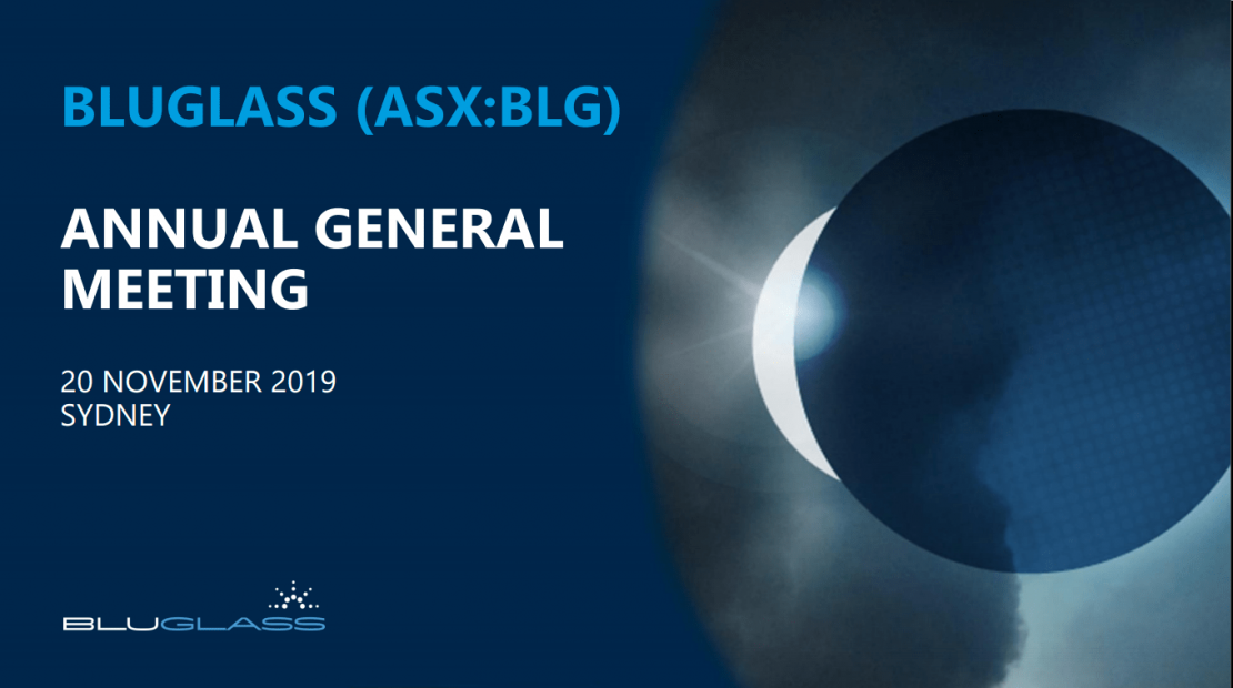 Presentations – Bluglass